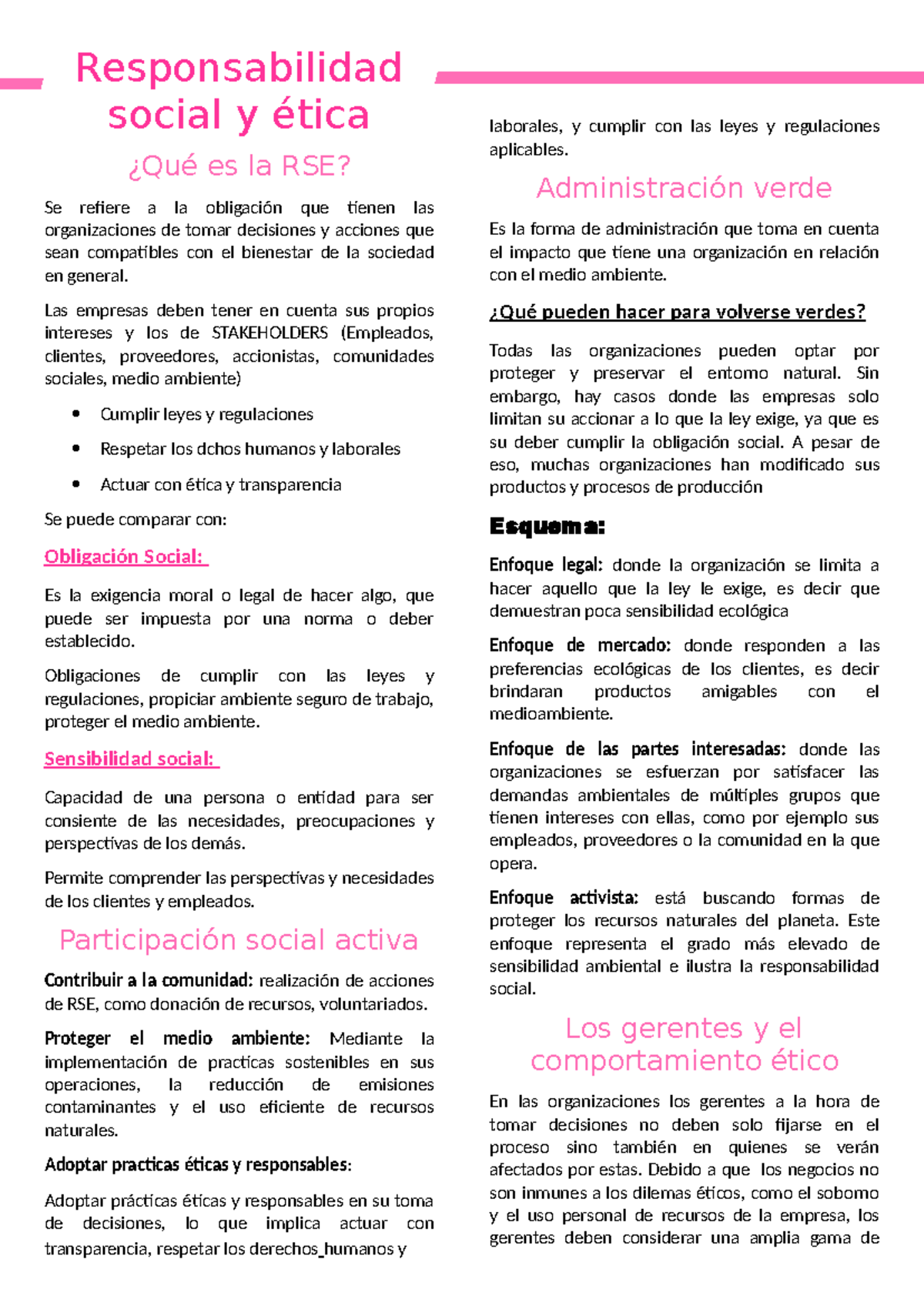 7.Responsabilidad social y ética - Responsabilidad social y ética ¿Qué ...