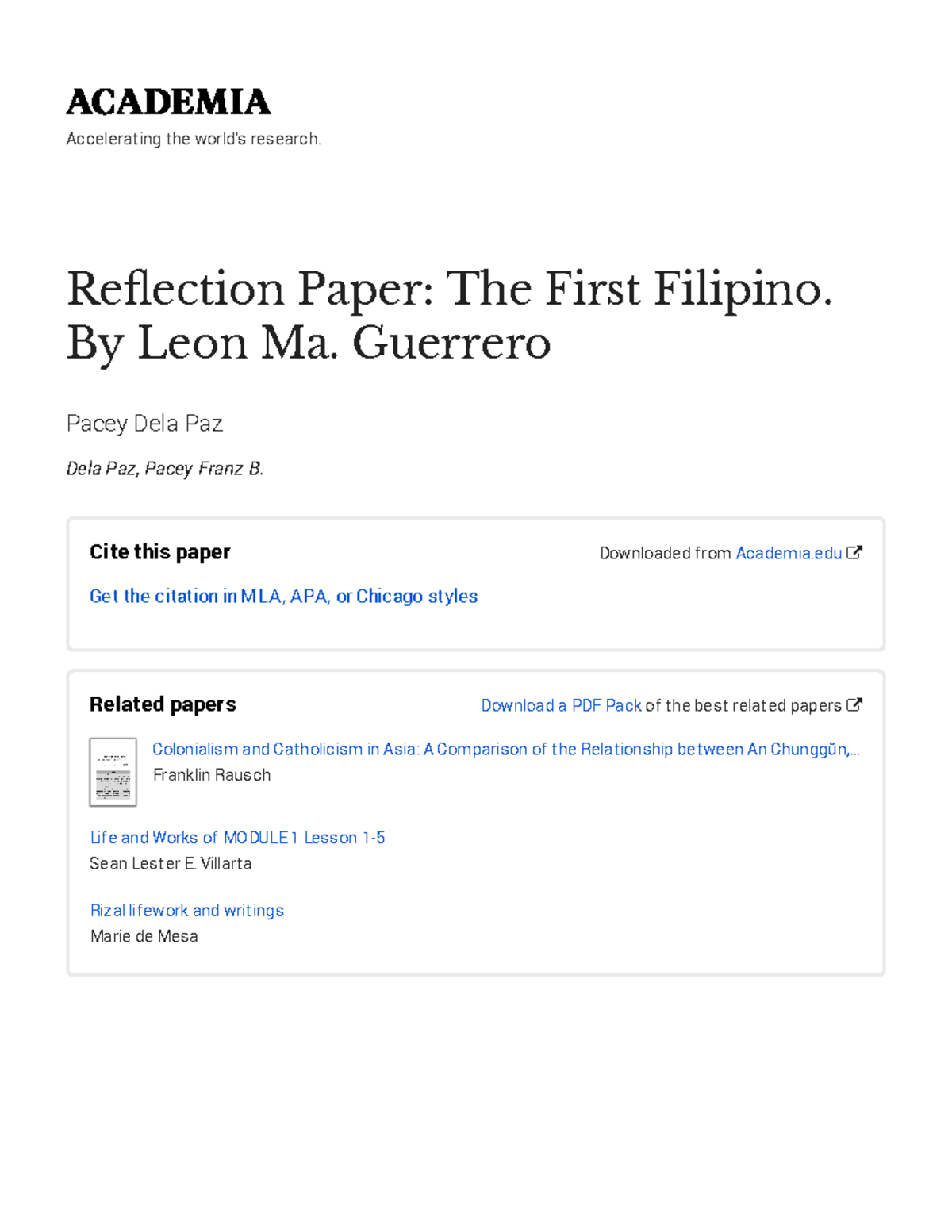 Dela Paz Pacey Franz B - ggdfvhhuygg - Accelerating the world's ...