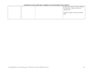 United States History Curriculum Document 15 - HIS 102 - Studocu