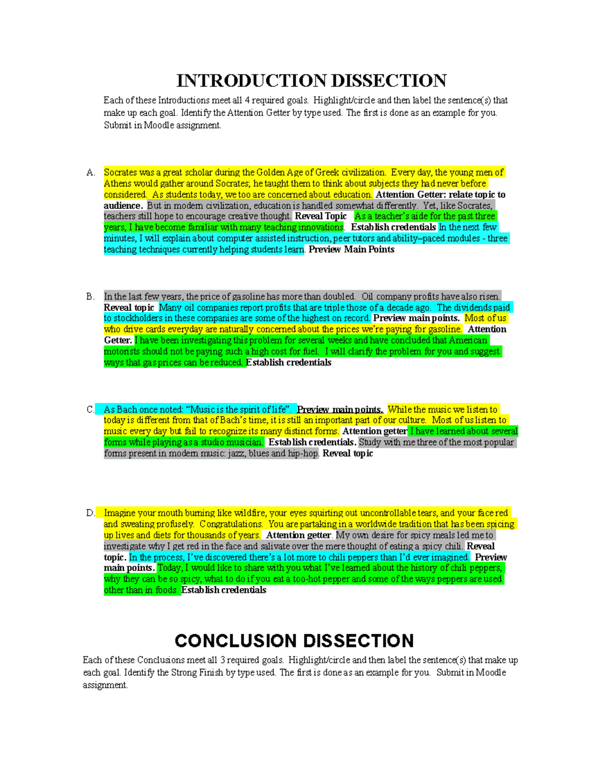 Dissection Assignment frog legd - INTRODUCTION DISSECTION Each of these ...