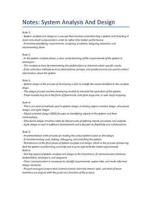 Lecture notes - System-On-A-Chip (Soc) - Notes: System-On-A-Chip (Soc ...