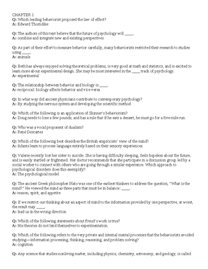 Unit Two Psych Cheat Sheet - Unit 2 Cheat Sheet: Chapters 8,9,10 ...