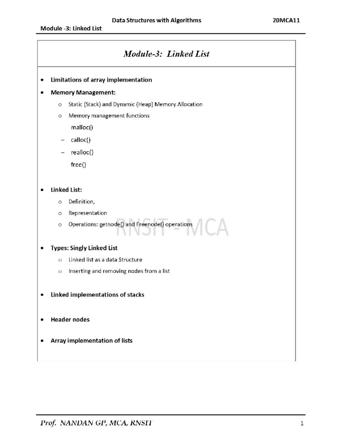 3. DS Module-3-I - wefwefwef - Database Management Systems - Studocu