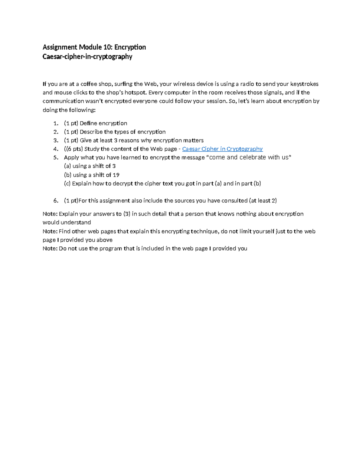 Assignmet Module 10 Encription - Assignment Module 10: Encryption ...