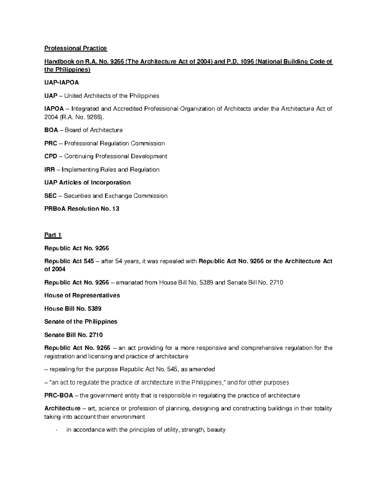 ALE reviewer example - Professional Practice Handbook on R. No. 9266 ...