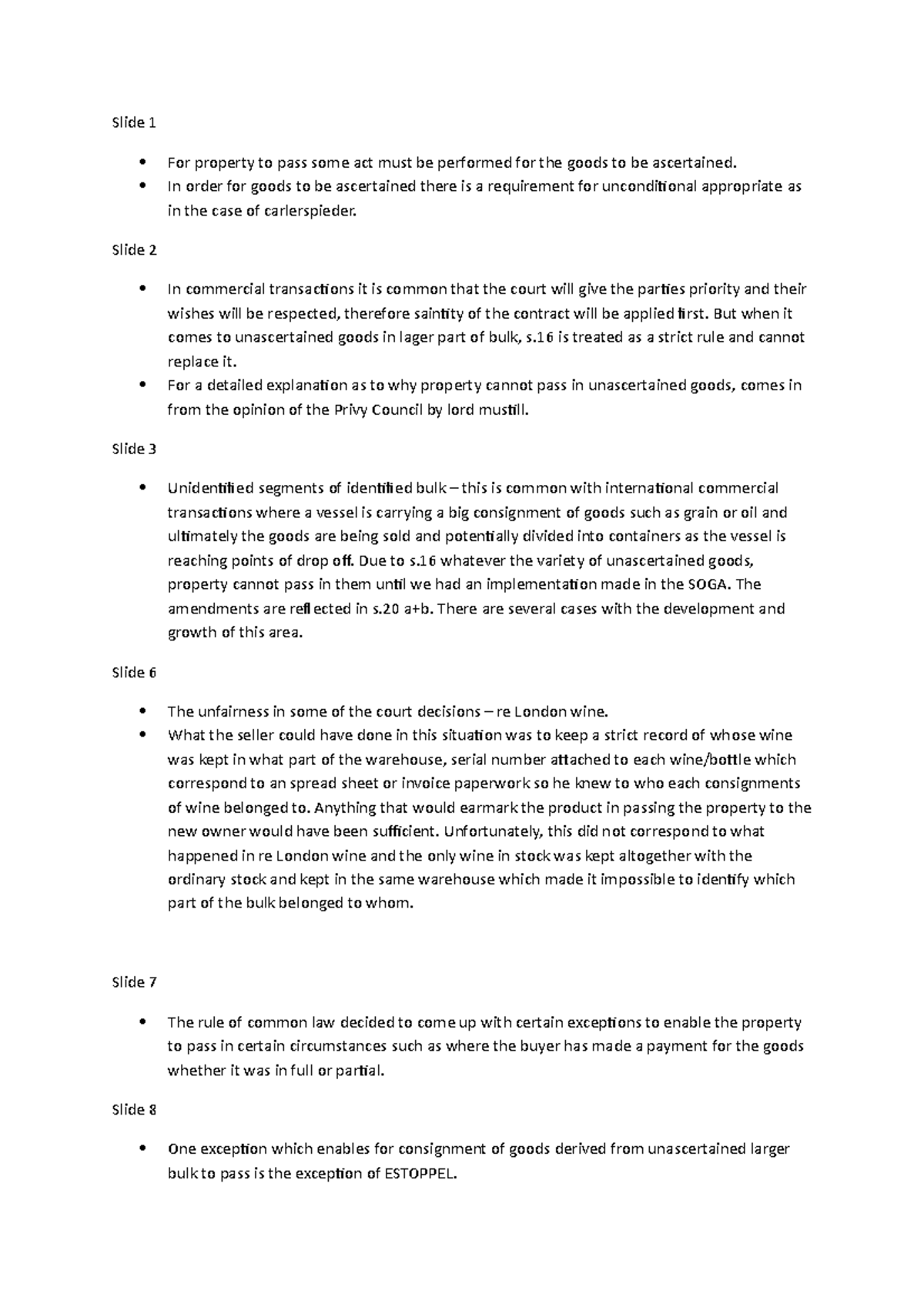 Ascertained And Unascertained Goods Slide 1 For Property To Pass Some ascertained-and-unascertained-goods-slide-1-for-property-to-pass-some