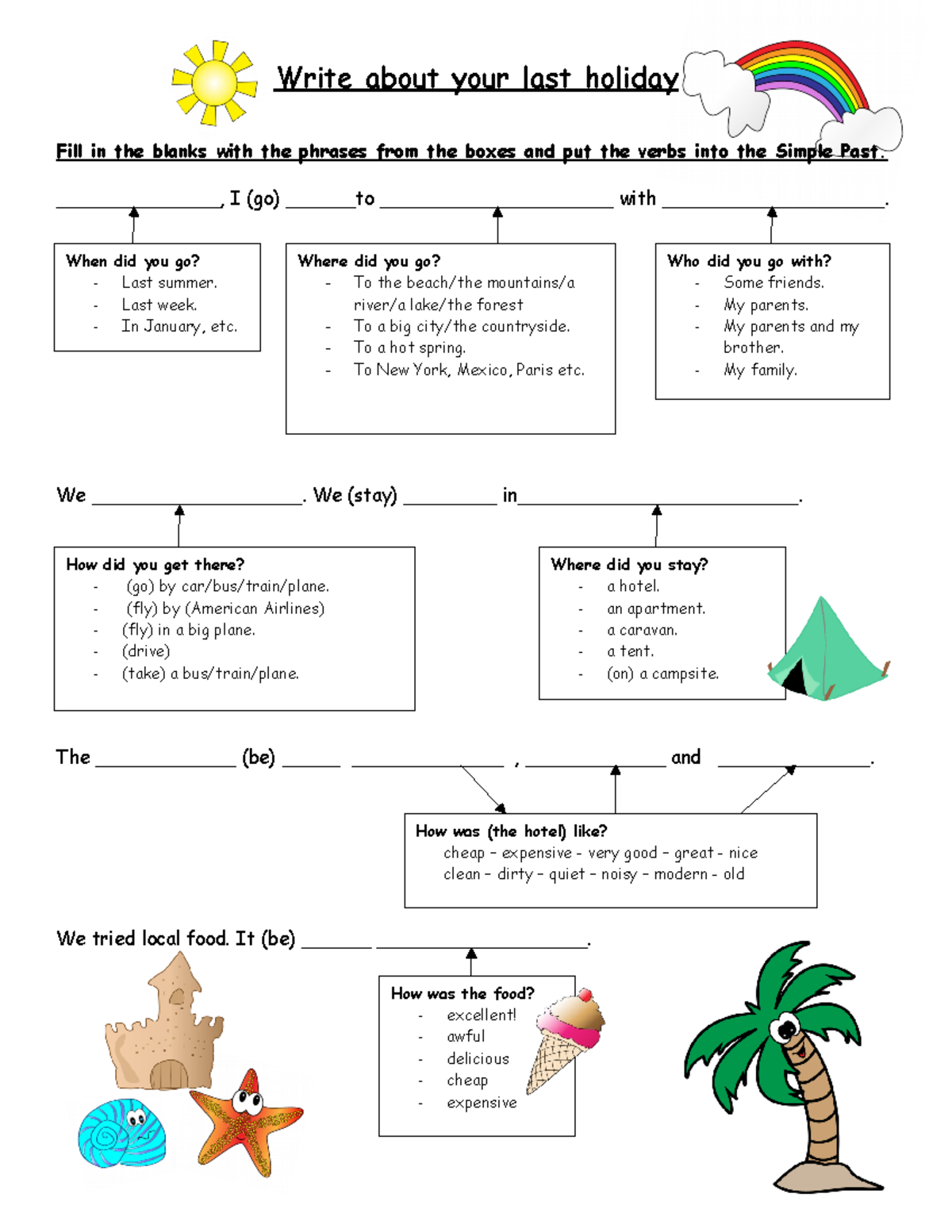 Write-about-your-last-holiday-writing-creative-writing-tasks 83383 ...