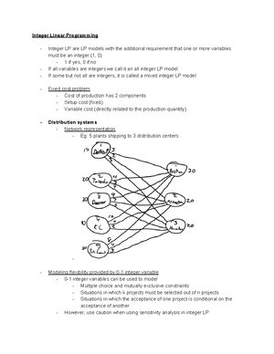 Linear Programming: Sensitivity analysis and interpretation of solution ...