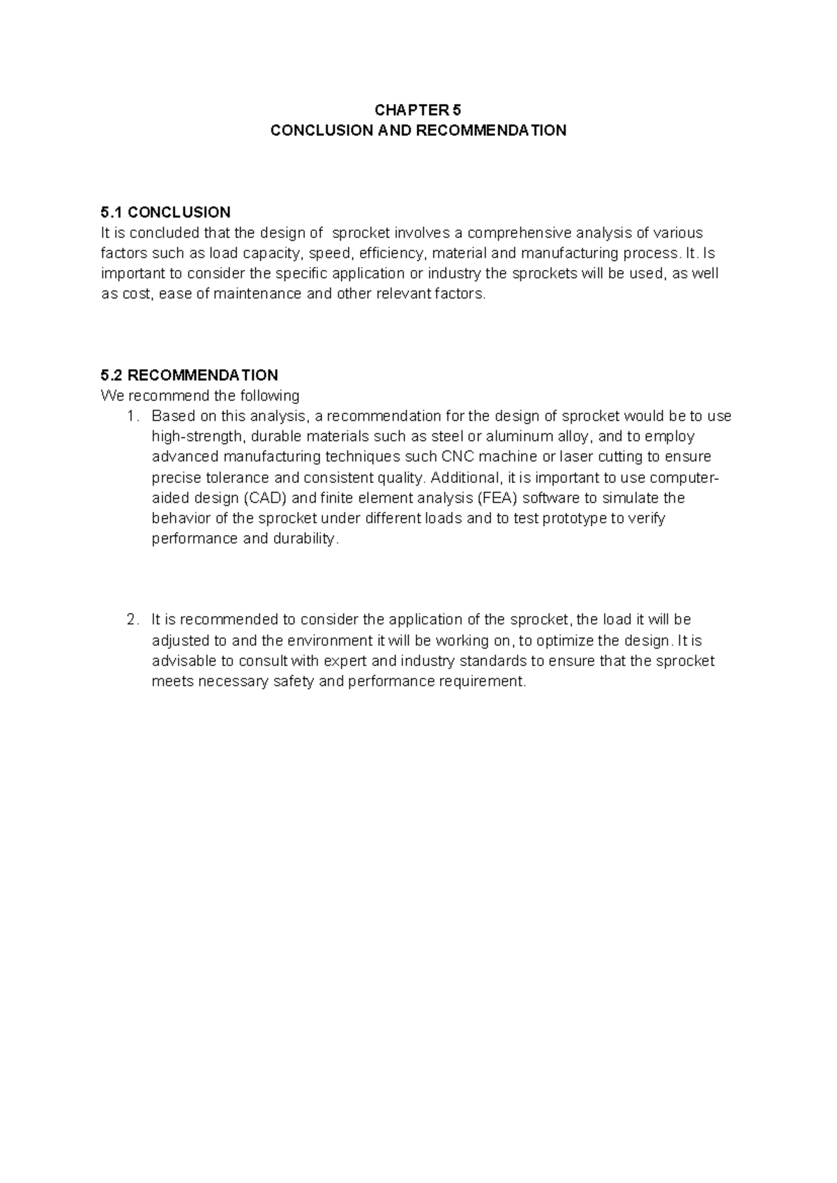 Chapter%205 - survey - CHAPTER 5 CONCLUSION AND RECOMMENDATION 5 ...
