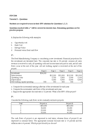 Oksendal chapter 3 solutions - MBA 720 - Capital - Studocu