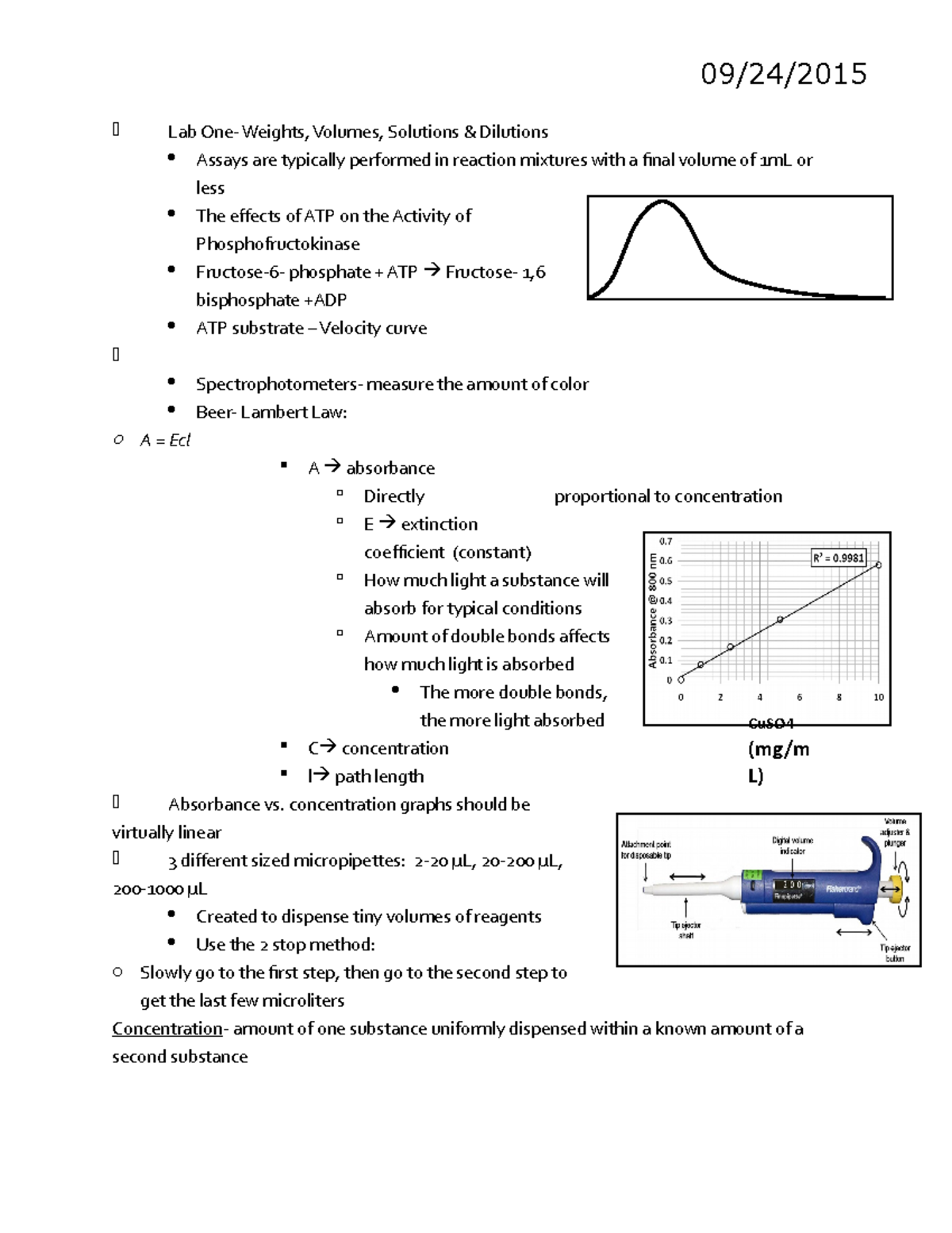 Bio Chem Lab Midterm - Summary Chemistry for the Biosciences - 09/24 ...
