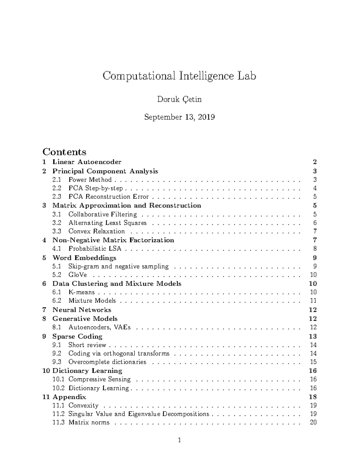 Computational Intelligence Lab - 2D or 3D Data compression — fewer coefficients Generative ...
