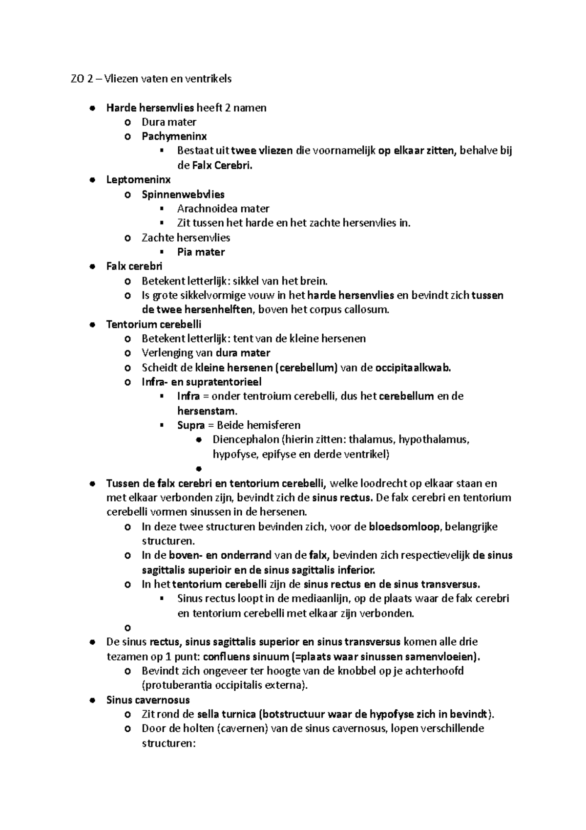 ZO 2 – Vliezen vaten en ventrikels - ZO 2 – Vliezen vaten en ventrikels ...
