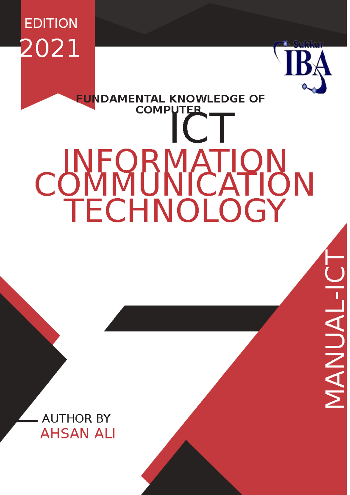 Ahsansoomro - this is Ict manual for examination purpose I read this ...
