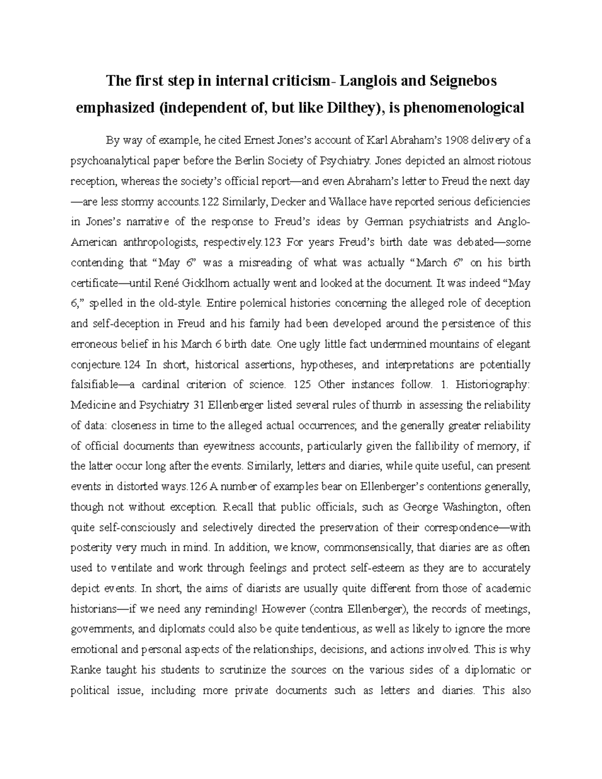 The first step in internal criticism - Jones depicted an almost riotous ...