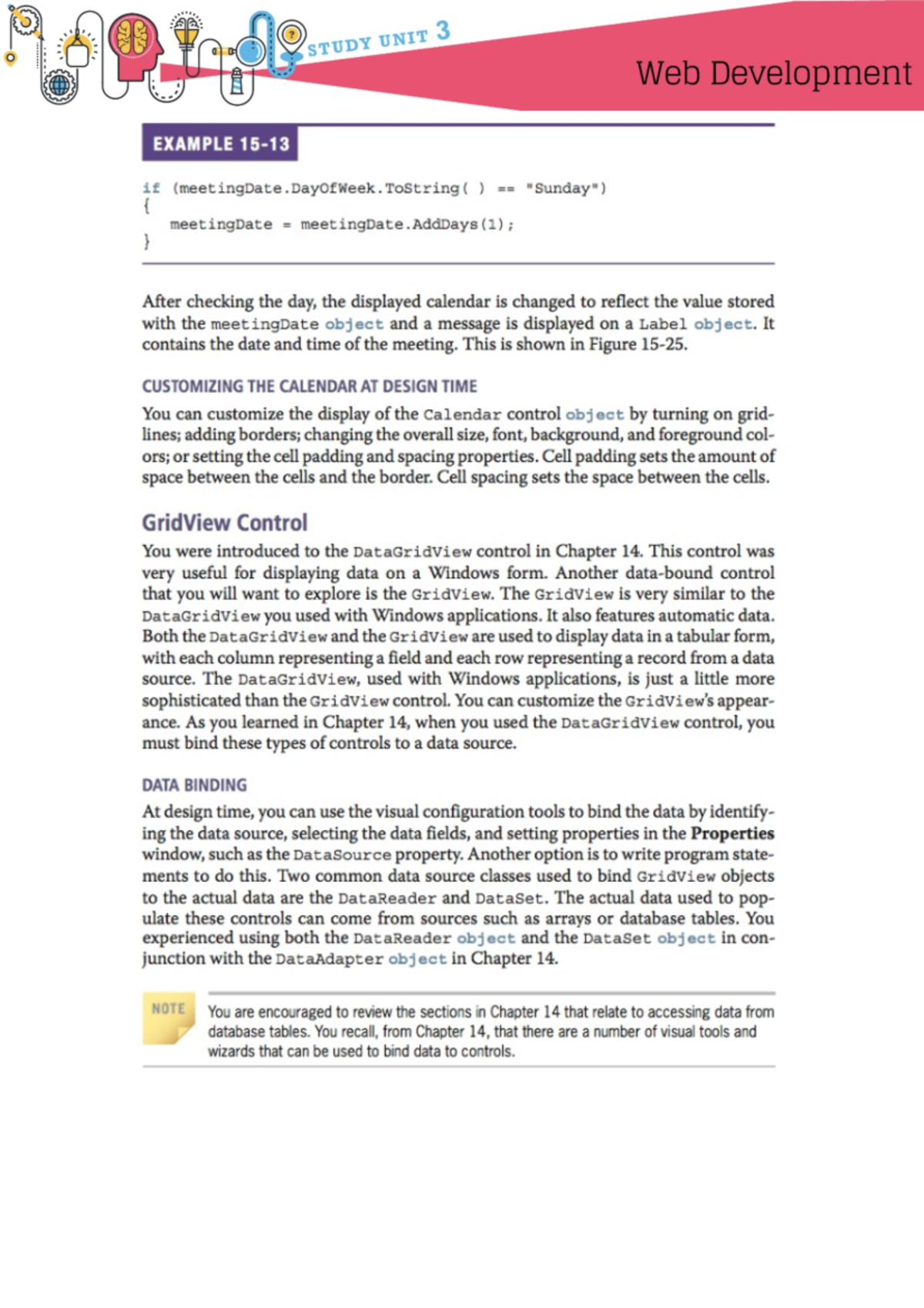 SU 3 Web Grid View Data Bind - WST 212 - Studocu