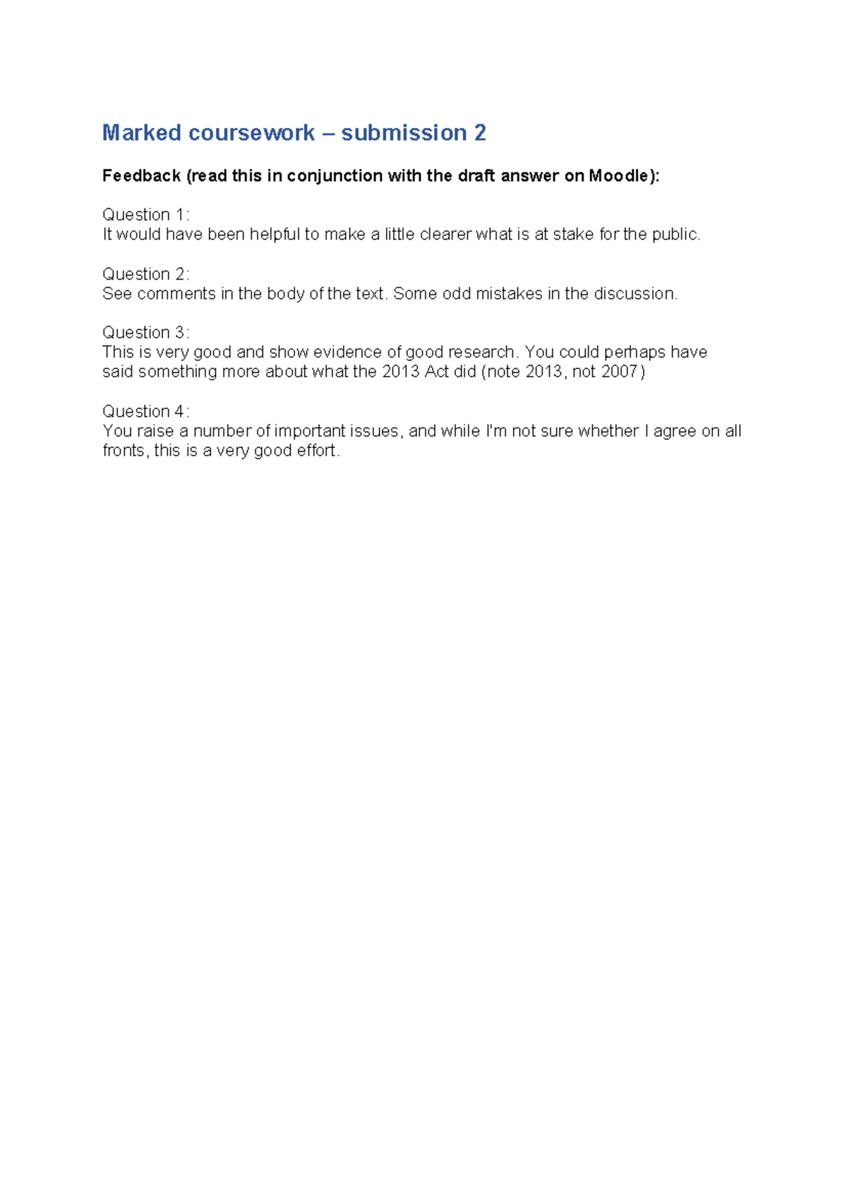 Student Assessment 02 (With Comments) - Marked coursework – submission ...
