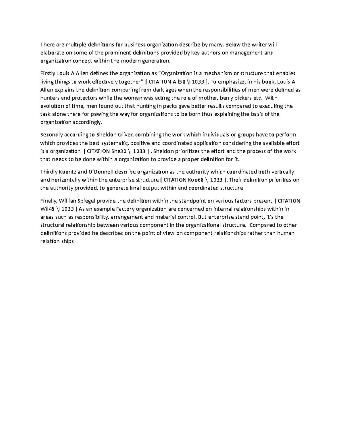 Org Definition - There are multiple definitions for business ...