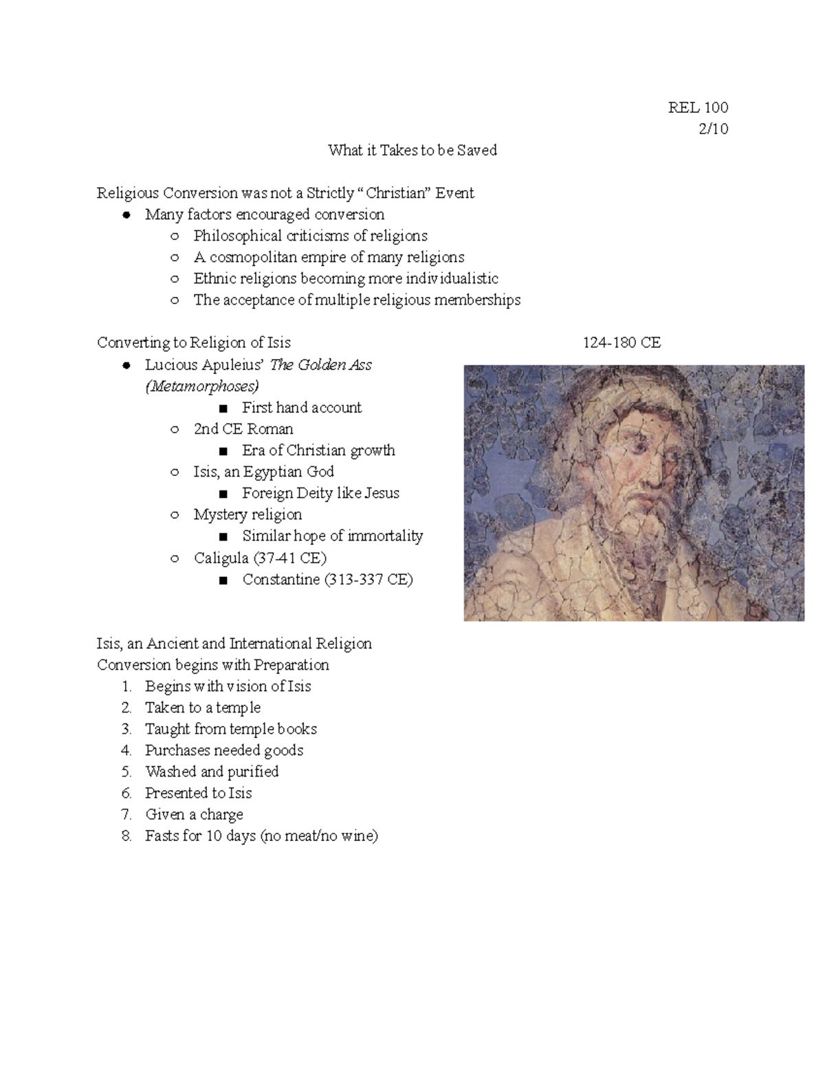 What it Takes to be Saved - REL 100 - REL 100 2/ What it Takes to be ...