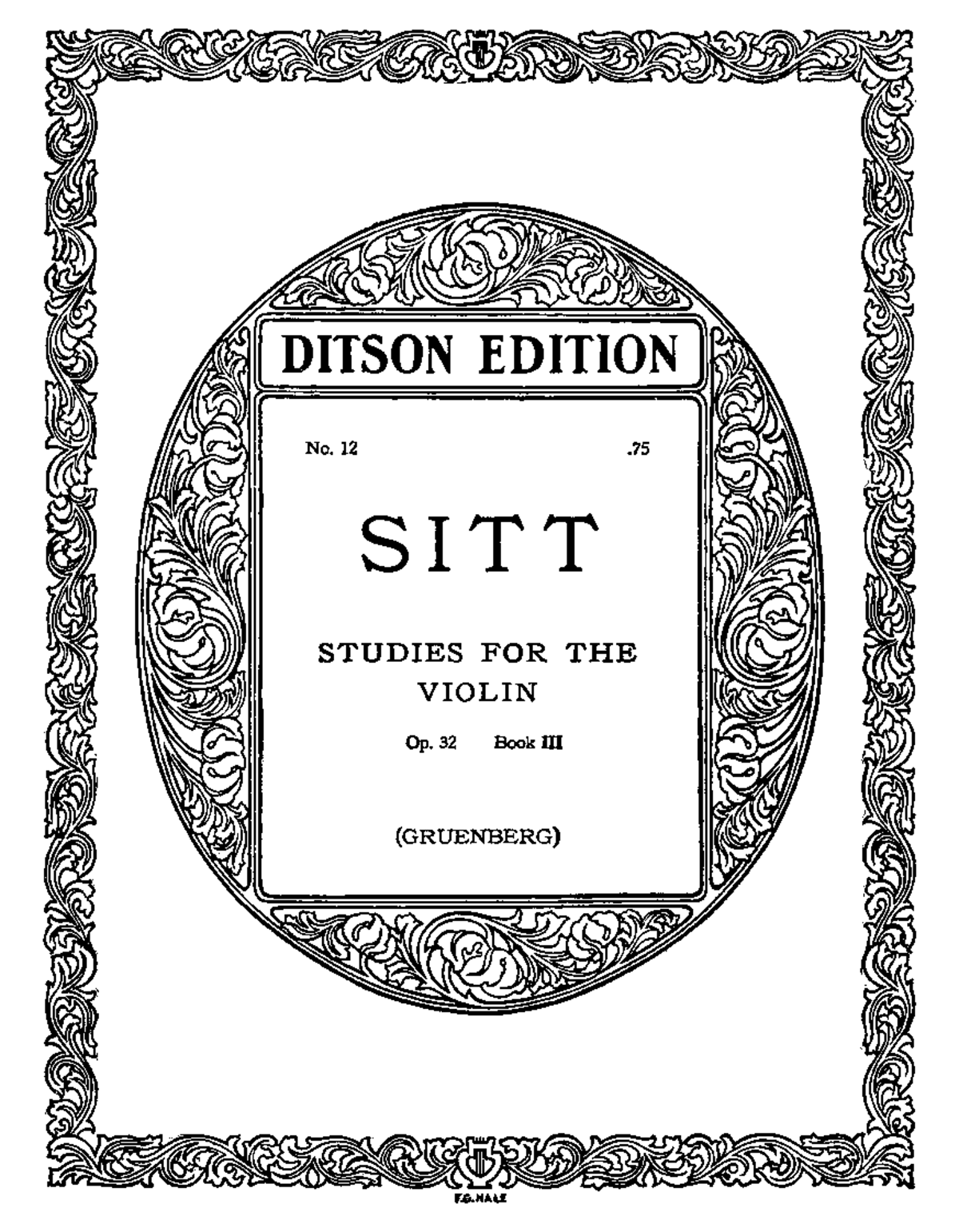 Hans Sitt studi per violino book 3 op.32 - Storia della musica - UniBo ...