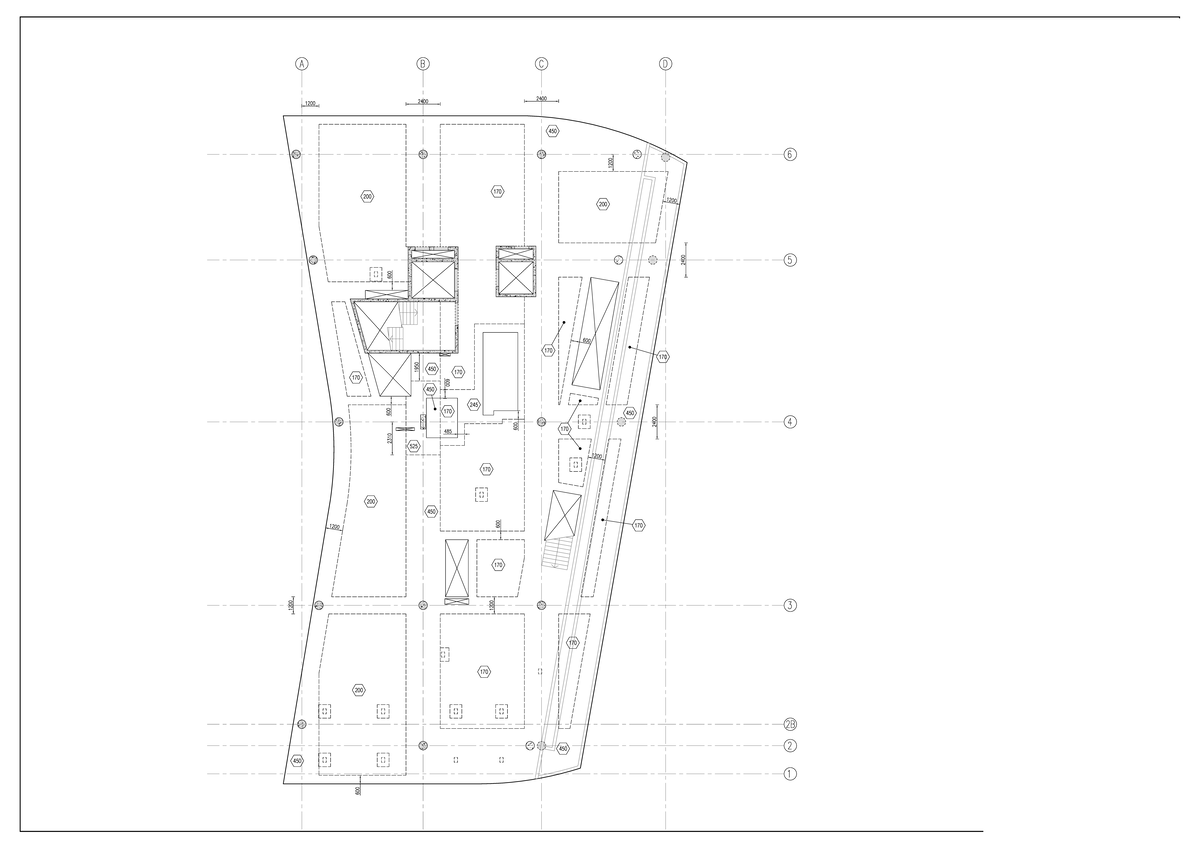 S085-01 L5- Concrete Profiles - DENOTES SLAB EDGE DRAWING NOTES: 1 ...