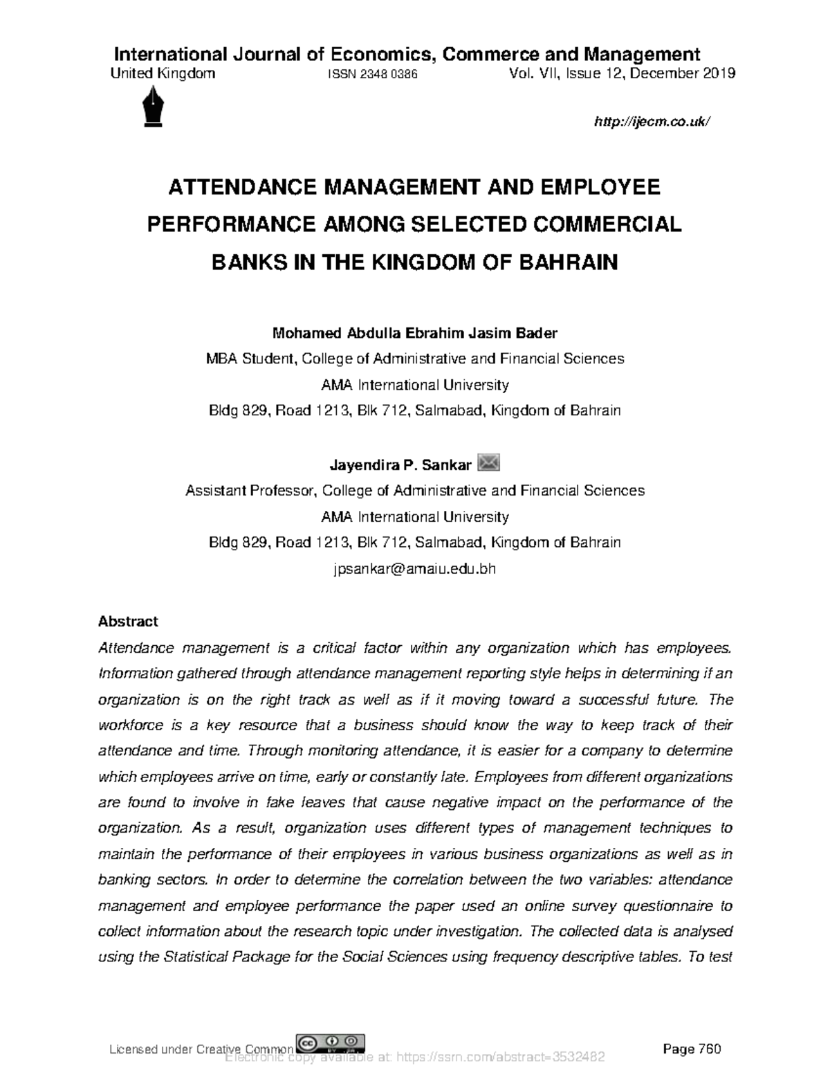 SSRN-id3532482 - RRL - International Journal of Economics, Commerce and ...