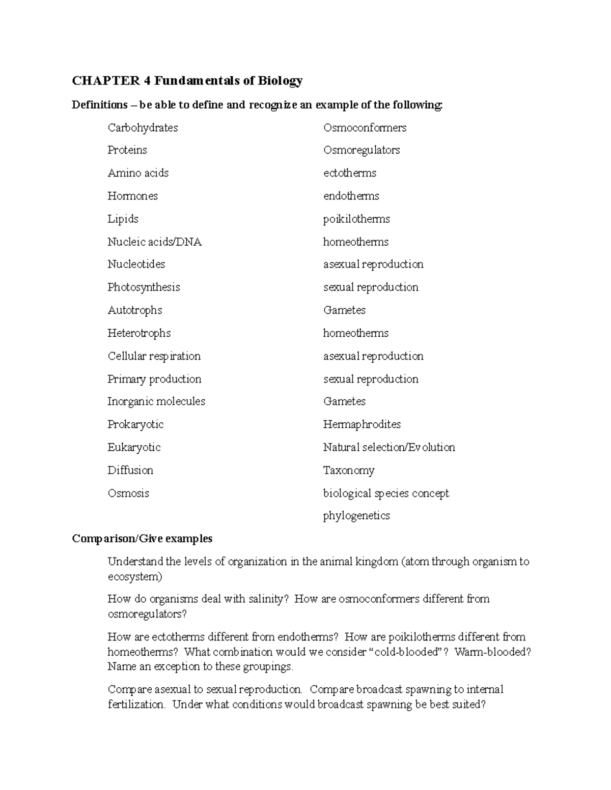 Chapter 4 study guide - All that is on the exam - CHAPTER 4 ...