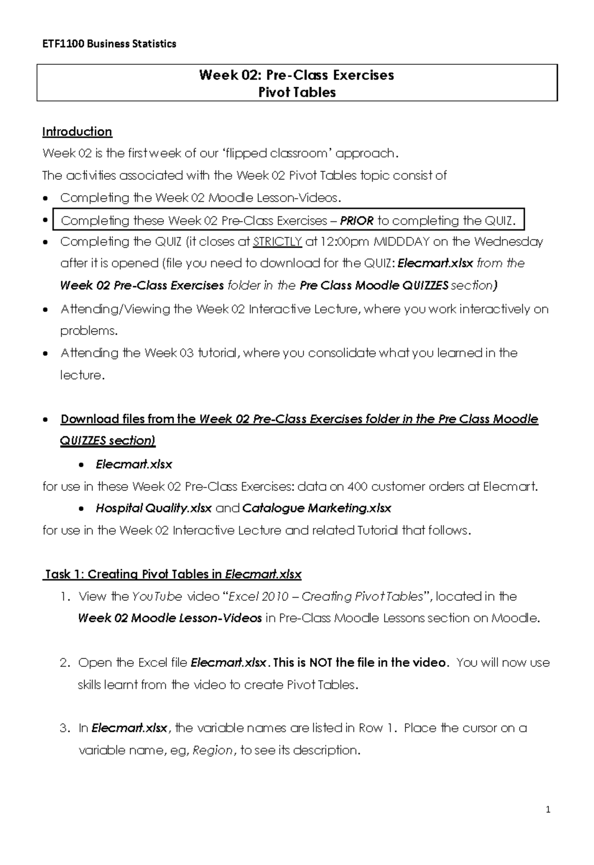 ETF1100 Week 02 Pre-Class Exercises - Week 02: Pre-Class Exercises Pivot Tables Introduction ...