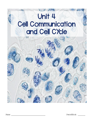 Chapter 11 Bio AP Notes - Cheat sheet - Chapter 11 Cell Communication ...