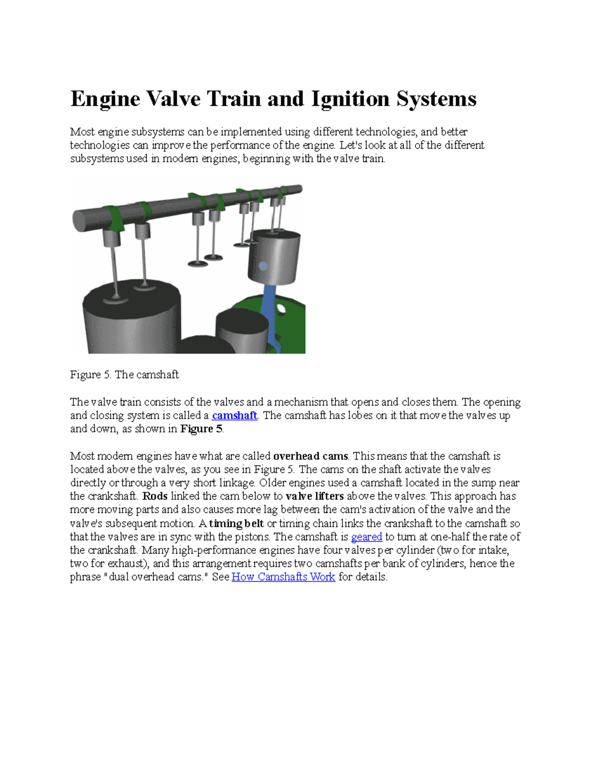 5- Engin Valve systems & ignition systems - Engine Valve Train and ...