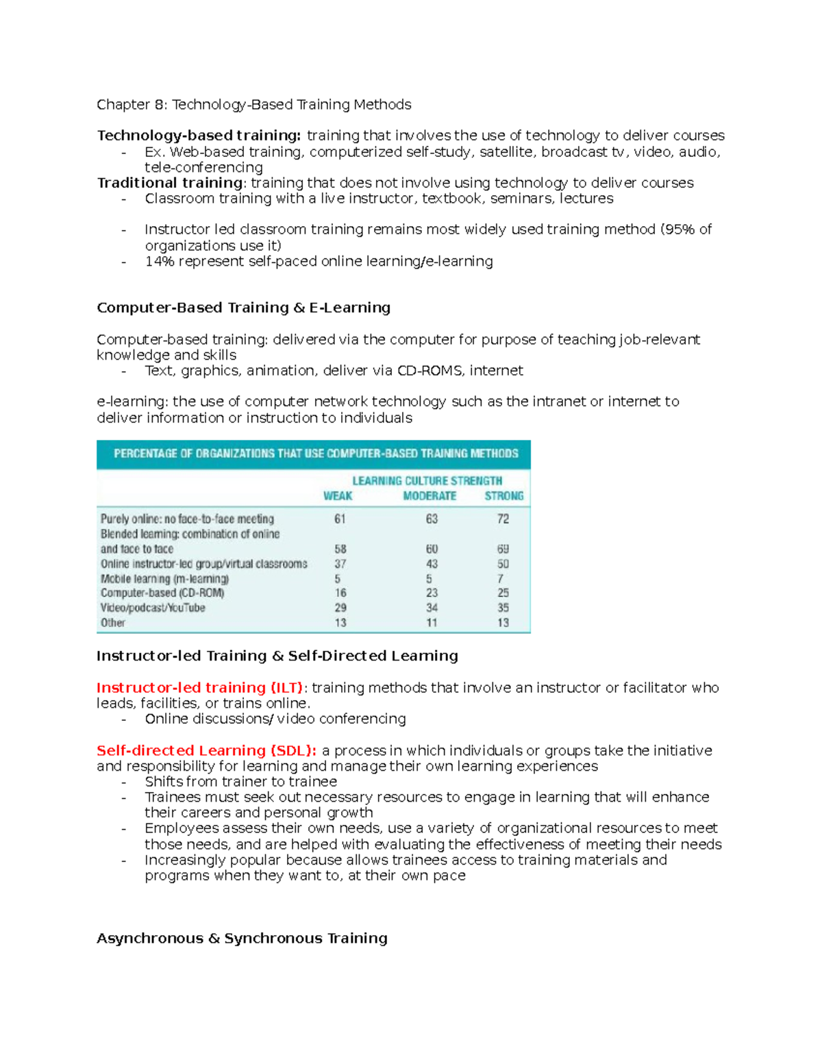 Chapter 8 - Chapter 8: Technology-Based Training Methods Technology ...