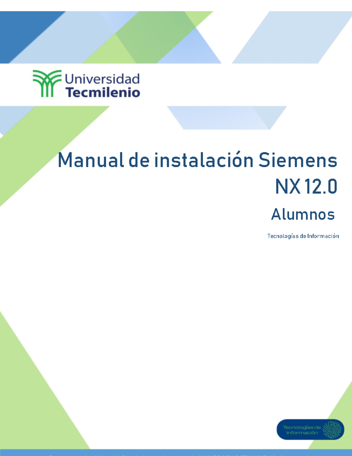 Instalacion DE NX 12 para tecno - Siemens NX 12. Manual de instalación ...