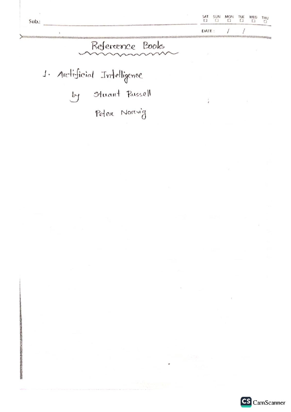 AI notebook reem CIT 315 - Introduction to Computer Science - Studocu