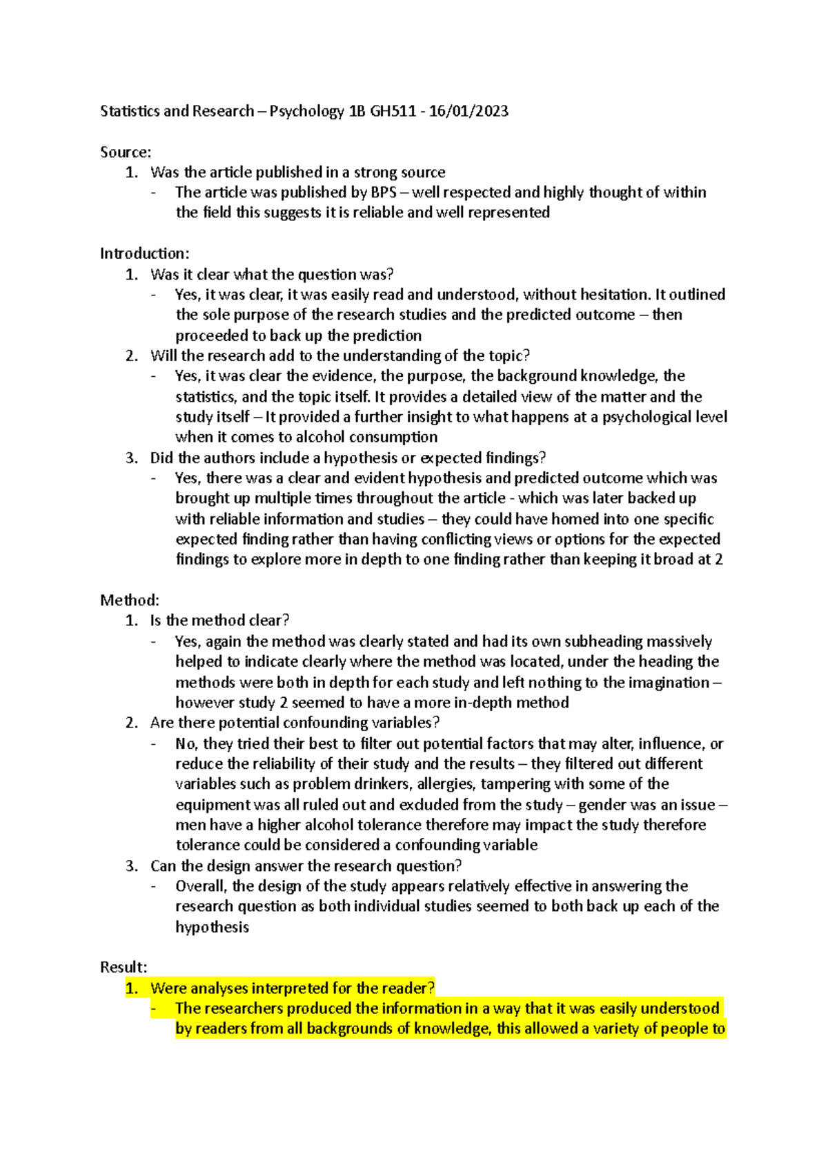 Statistics and Research Tutorial 1 161123 - Statistics and Research ...