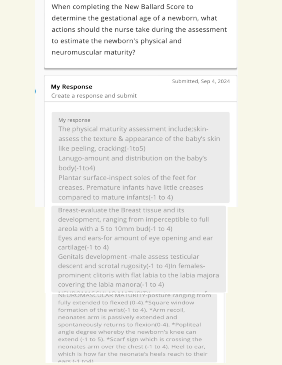Gestational age - Premature infants have little creases compared to ...
