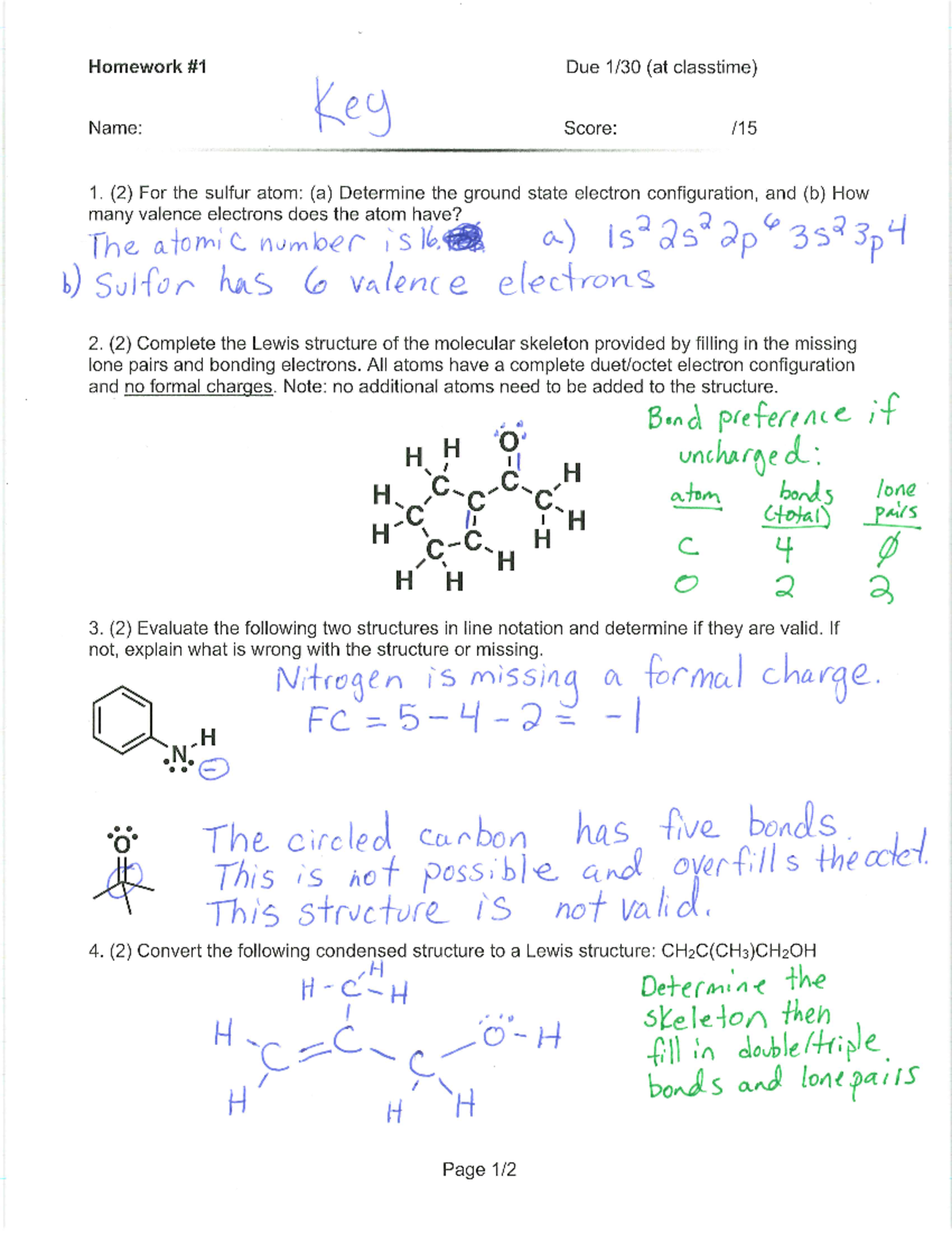 CHEM2323 S23 HW1 - CHEM 2323 - Studocu