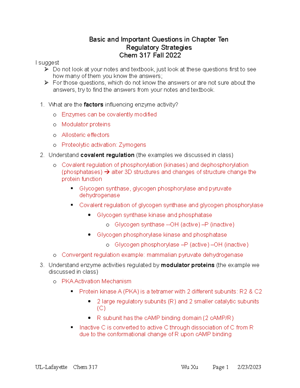Ch10 study guide - Basic and Important Questions in Chapter Ten ...