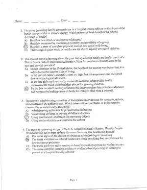 Practice TEST Leadership 4152023 - PRACTICE TEST LEADERSHIP Please ...