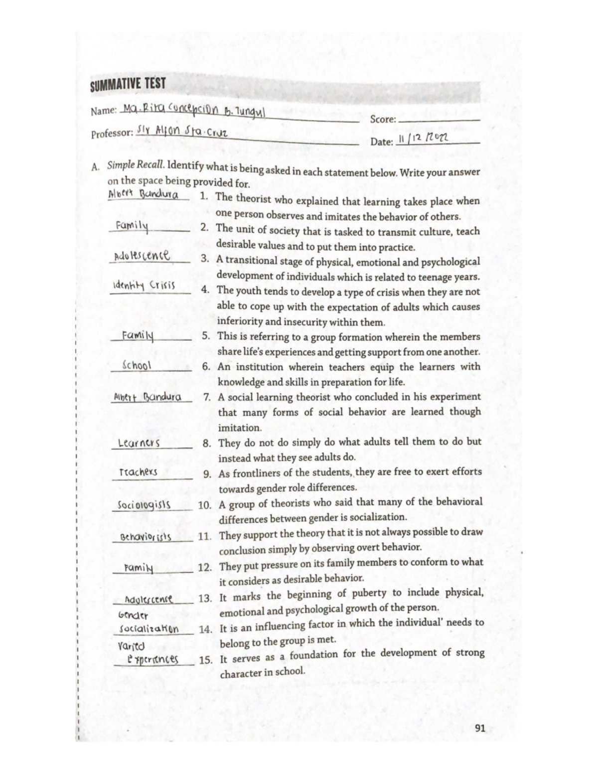 Tungul - Activity 3 MIDS ( Gensoc) - nstp training - Studocu