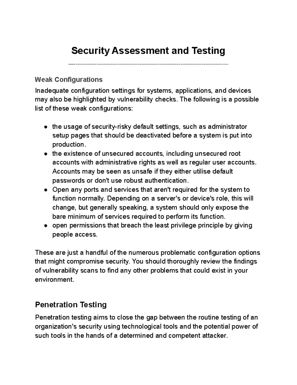 Security Assessment and Testing Pt.4 - Security Assessment and Testing ...