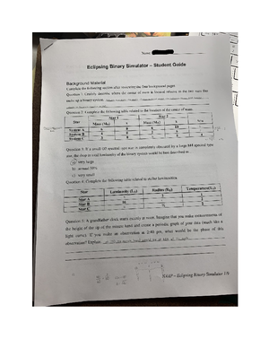 Astro - ASTR202 | Properties of Light Outcomes include Be able to ...
