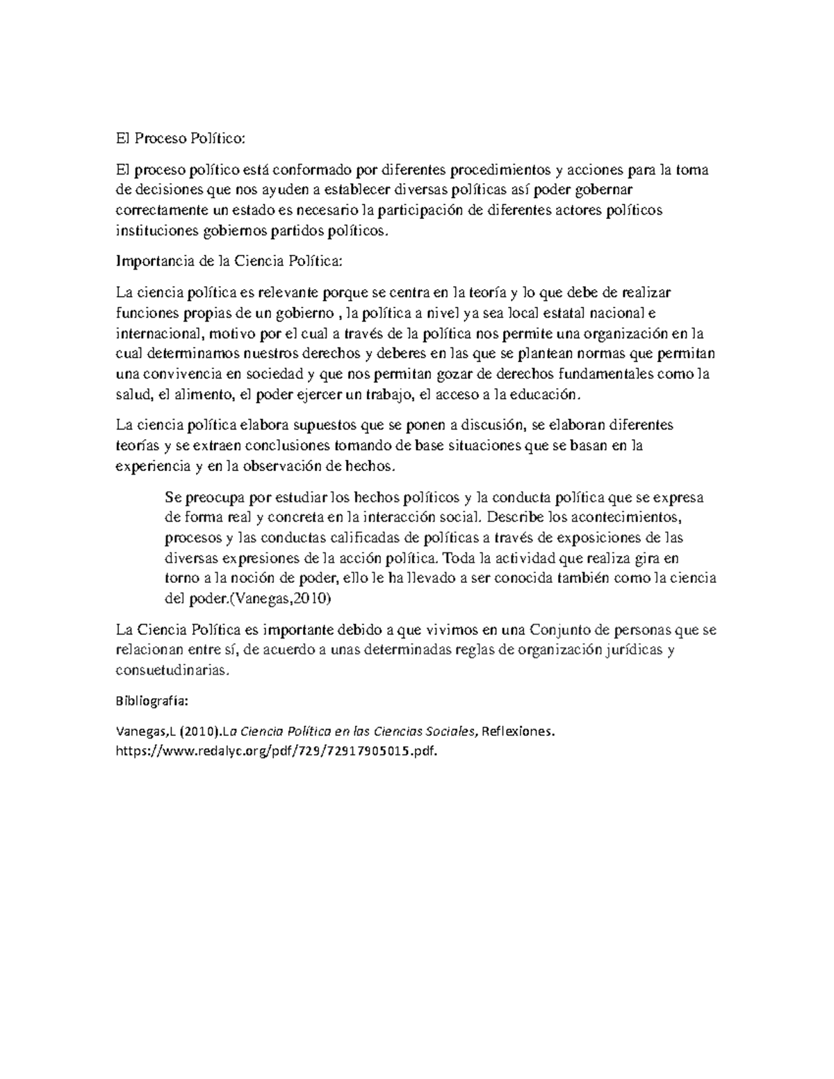 Ciencia politica - Procesos Politico - El Proceso Político: El proceso ...