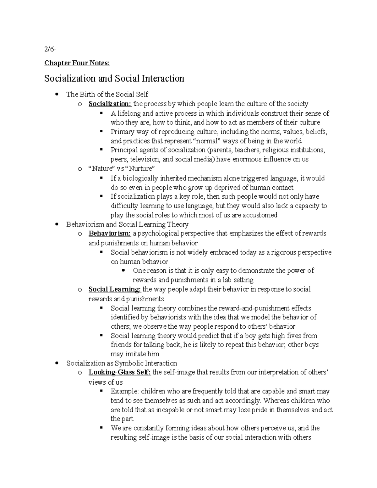 Notes C4 SOC 101 copy - SOCA 101 - WVU - Studocu
