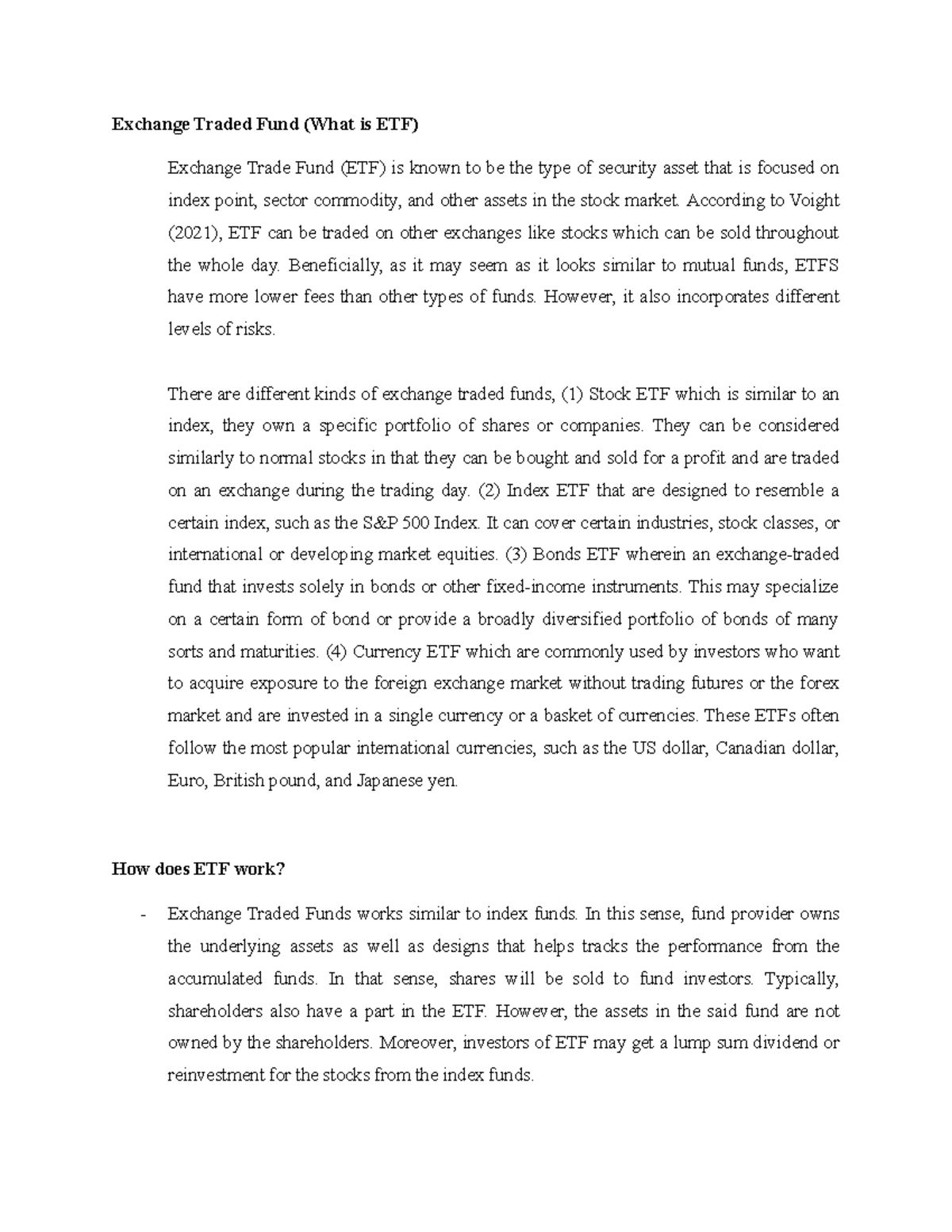 ETF - portfolio management - ETF - Exchange Traded Fund (What is ETF ...
