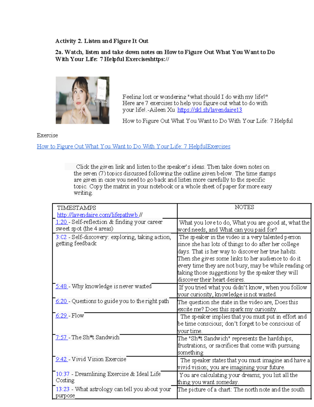 Activity 2. Listen and Figure It Out - Activity 2. Listen and Figure It ...