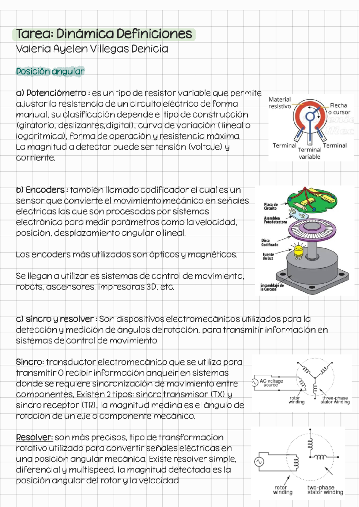 Definiciones de elementos - Tarea: Dinamica Definiciones Valeria Ayelen ...