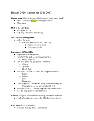 Sample Apush Exam 1 - practice exam - Sample APUSH Exam # {27 Minutes ...