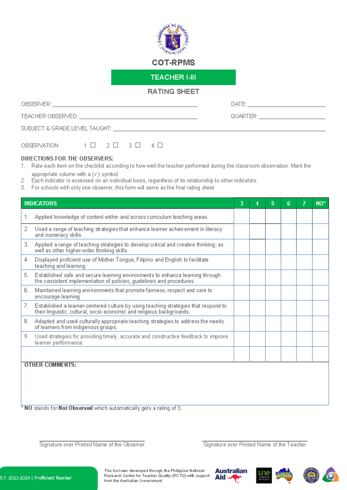 Appendix-C-03-COT-RPMS-Rating-Sheet-for-T-I-III-for-SY-2023-2024 ...