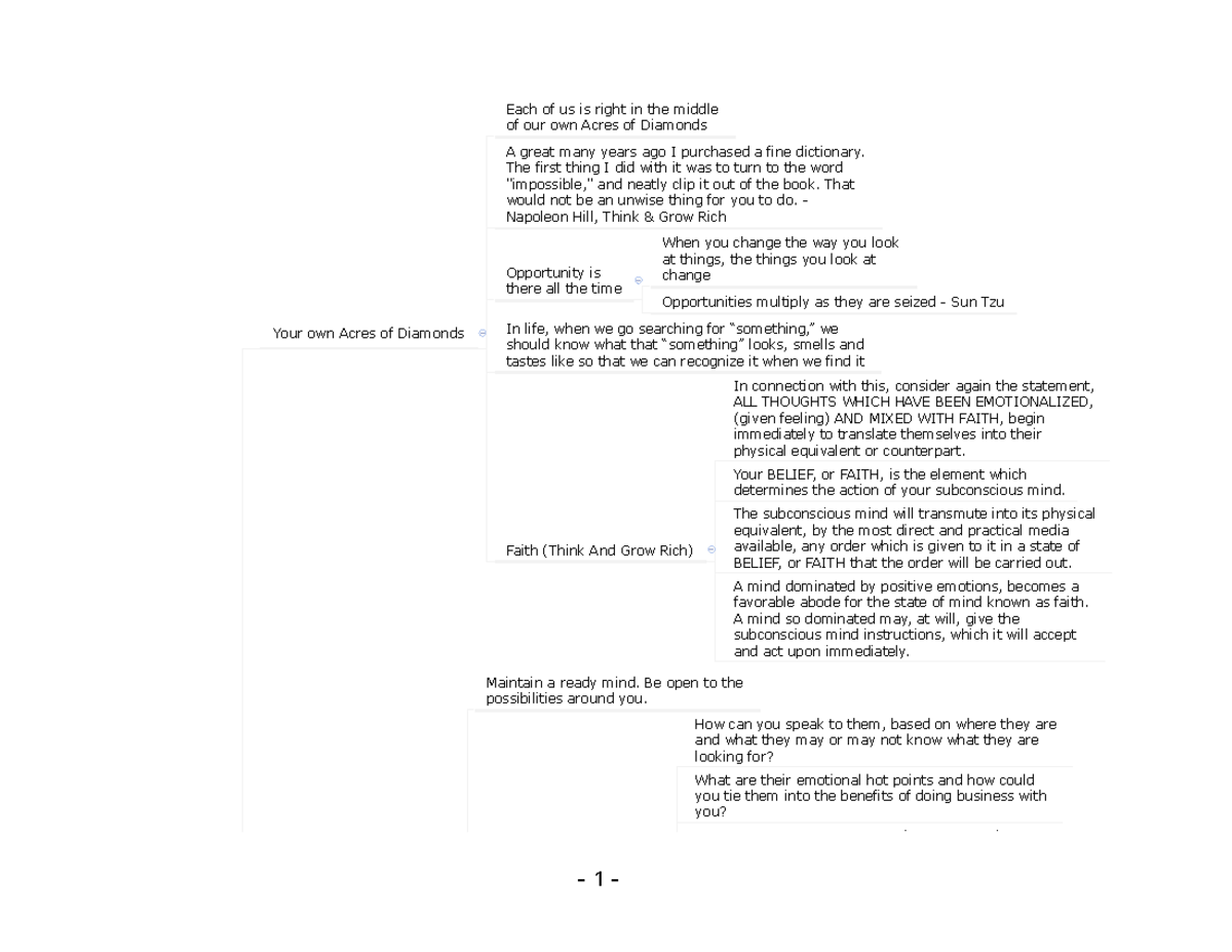 Acres of Diamonds by Russell Conwell - Your own Acres of Diamonds Each ...