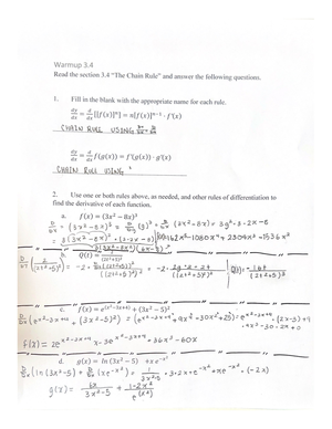 Calculus Chapter 2 - ex. If y=f(u) is a differentiable function of u ...